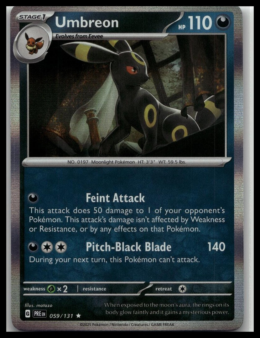 SV: Prismatic Evolutions #059/131 Umbreon – www.pokefaust.ch